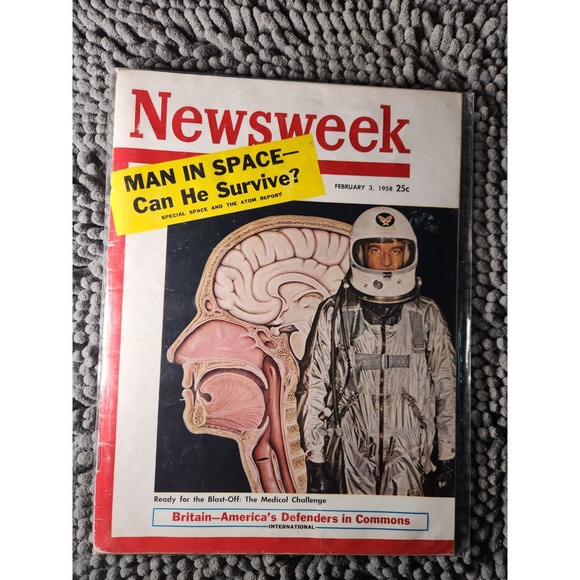 Accents | Vintage Magazines Space Look January 1969 Apollo 8 Newsweek ...